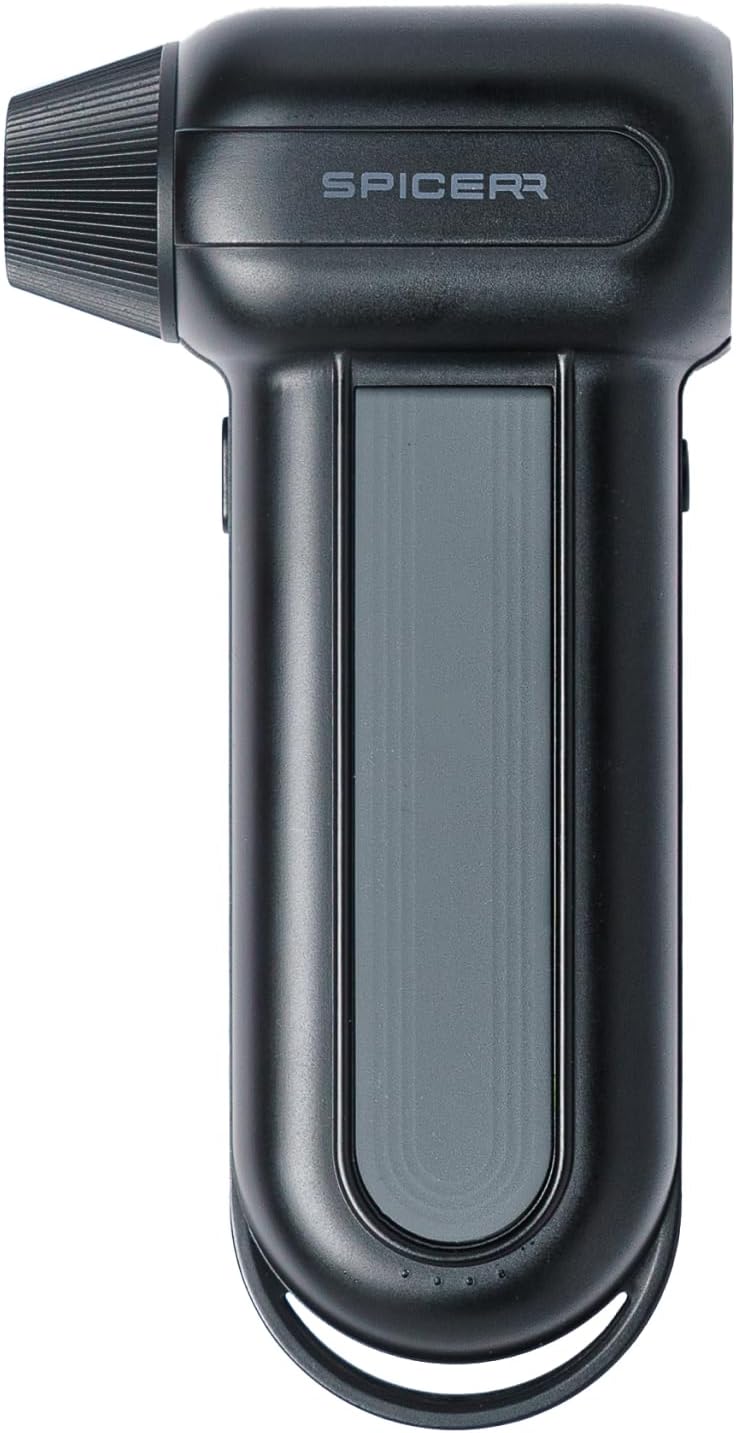 Amazon | スパイサー ポケッタブル ジェットファン SJU-1 (水滴を残さず、水垢のない美しい仕上がりへ) USB 充電式 強力ジェット噴射 3段階風力調整 5種類ノズル付属 (強風 ...