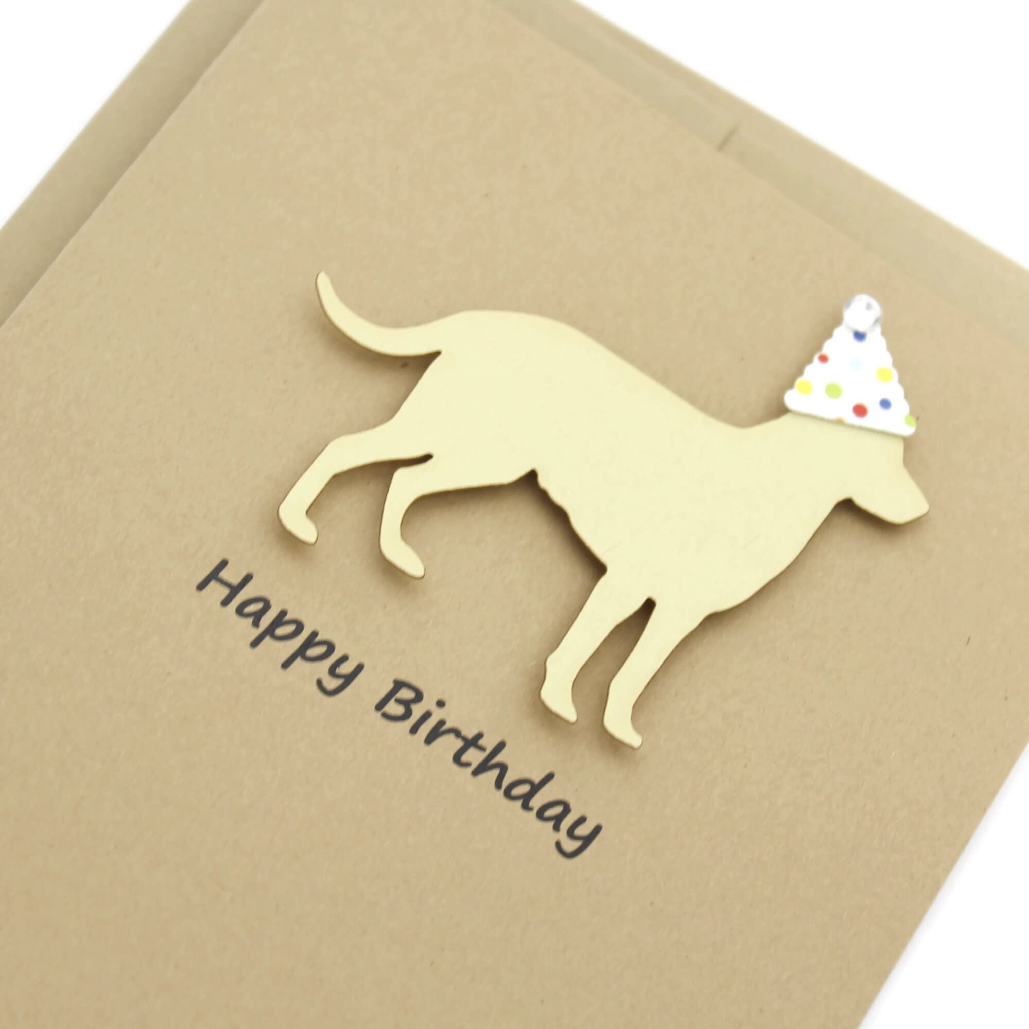 Snapklik.com : Yellow Labrador Retriever Birthday Card Handmade Yellow ...
