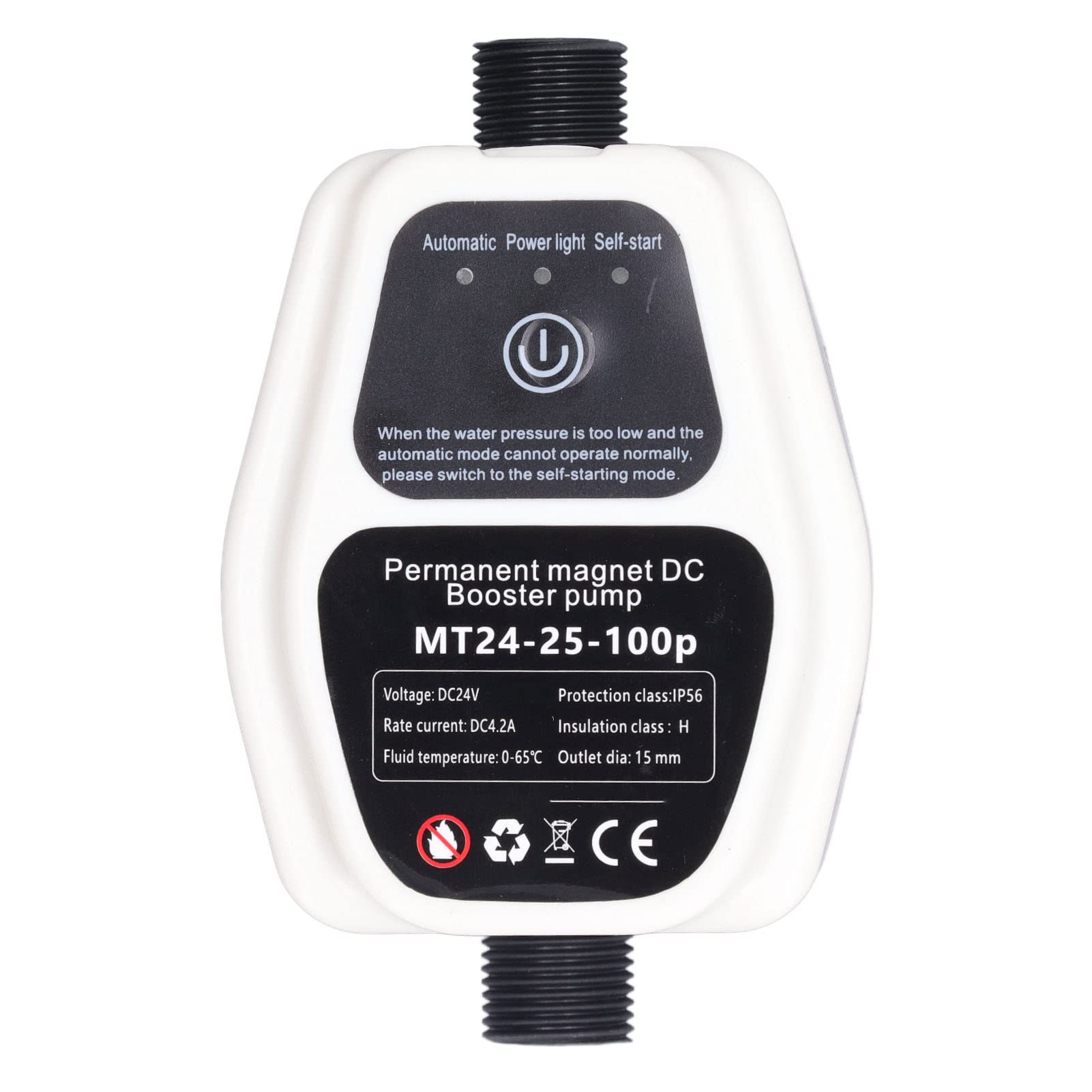 24V Booster Pump Automatic Intelligent Sensing Quiet Portable Water ...