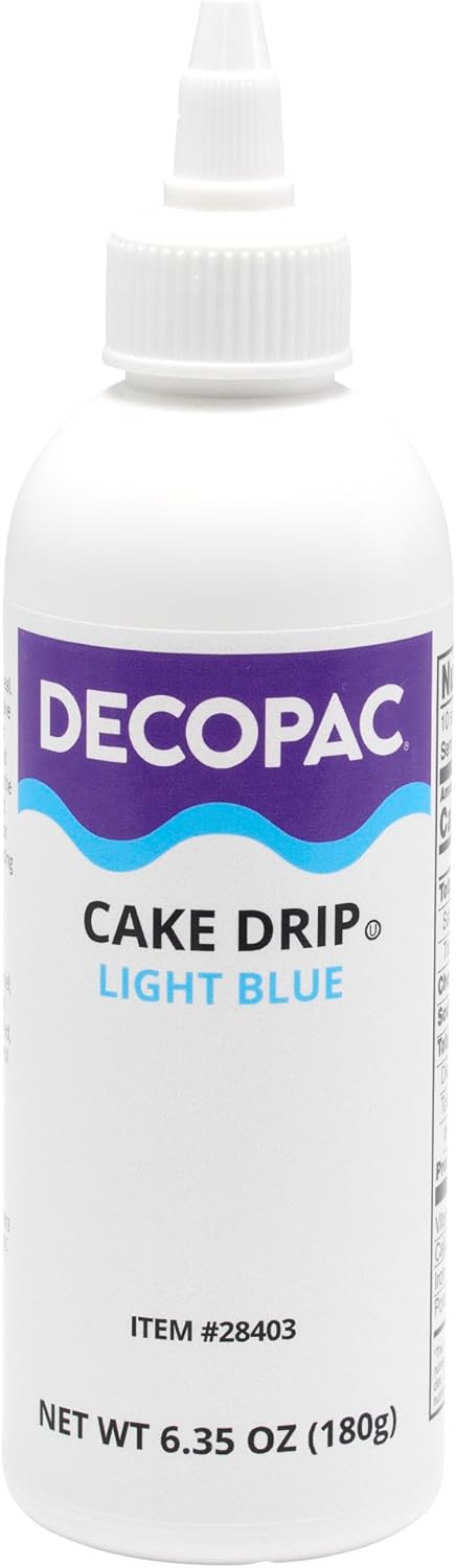 Amazon.com: DecoPac Cake Drip, Light Blue Color, Vanilla Flavor, Matte ...