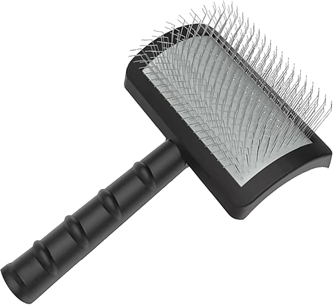 Sitrzuiget Firm Slicker Brush for Dog Pet Grooming - Extra Long Pin ...