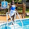 Blue Wave Easy Pool Step Above Ground Swimming Pool Step to Deck ...