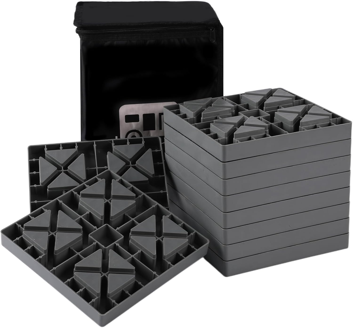 Amazon.com: 10 Packs Camper/RV Leveling Blocks Interlocking and Anti ...