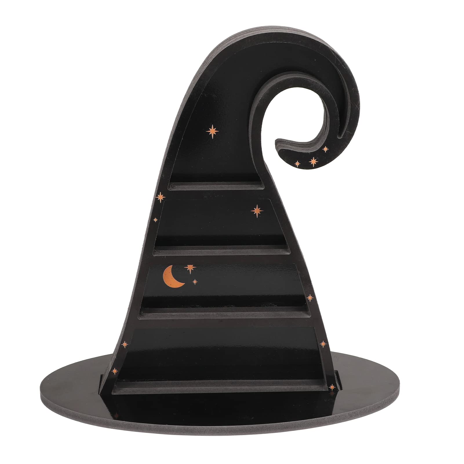 Amazon.com: Crystal Display Shelf, Gothic Witch Hat Design Crystal ...