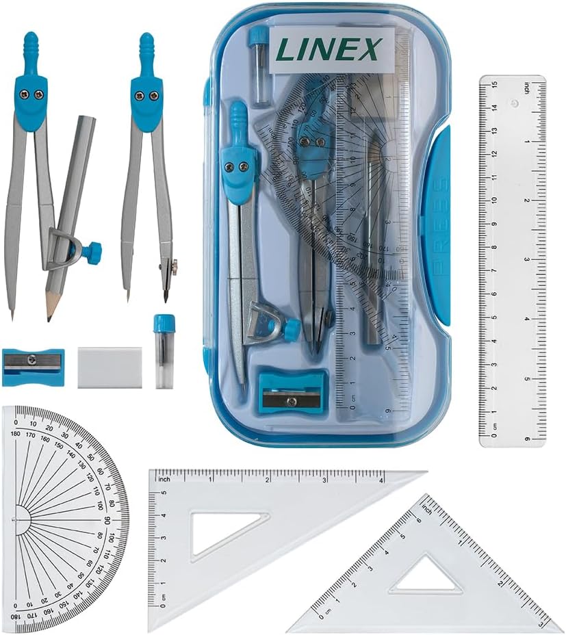 Helix Oxford Eco Maths Set - Blue : Amazon.co.uk: Stationery & Office ...