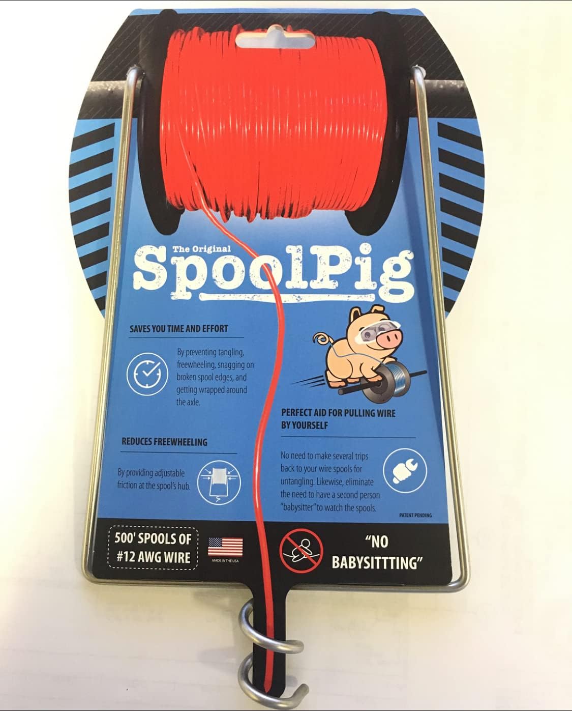 Amazon.com: SpoolPig - Electrician's Wire Pull Helper : Electronics