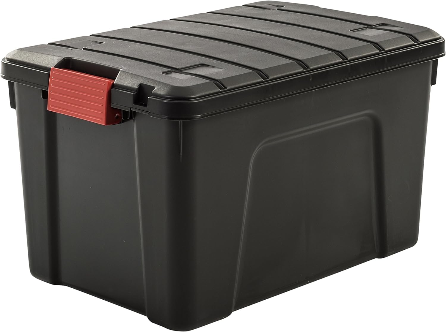 Large Plastic Scuba Dive Dry Box Black Wheeled Mobile Storage Trunk ...