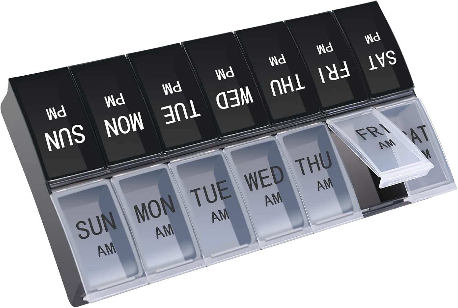 Amazon XL 7 Day Pill Organizer 2 Times A Day AM PM Extra Large