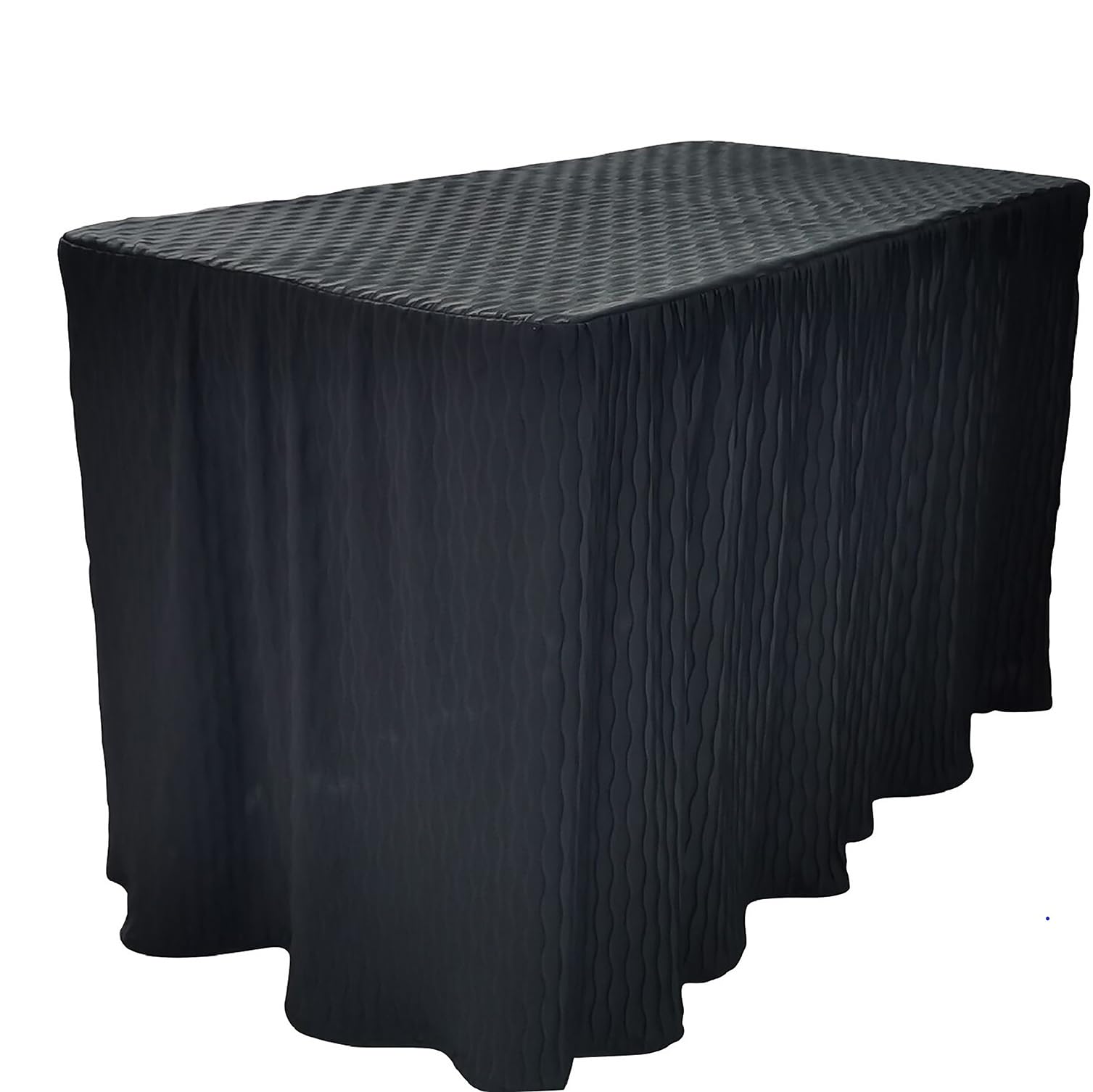 Amazon.com: The Folding Table Cloth 4 Foot Black 24x48x29 : Home & Kitchen