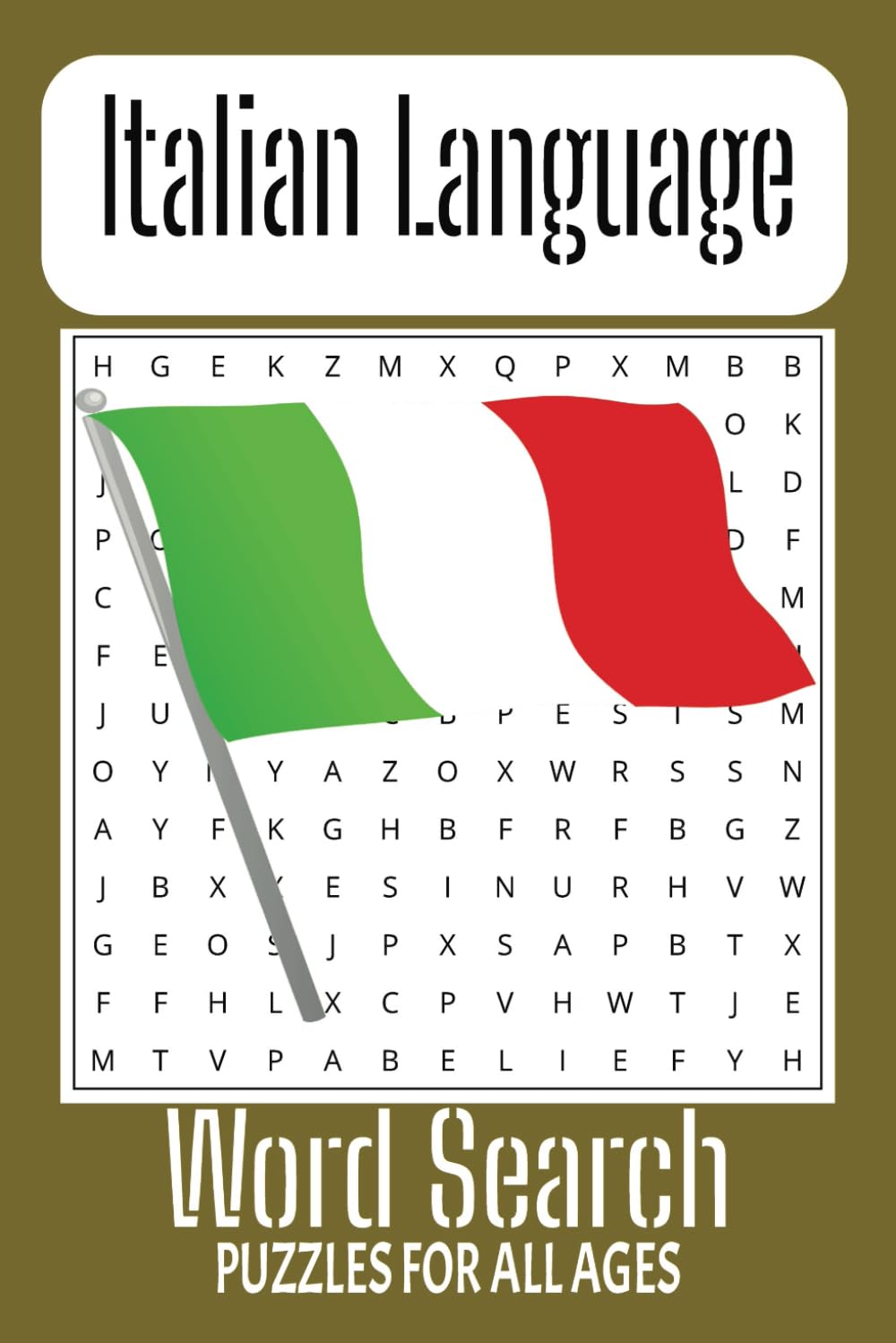 Amazon.com: Italian Language Word Search Puzzle Book: Word Searches ...