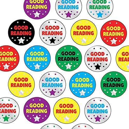 144 Reading is my Superpower Reward Stickers For Children, Teachers ...