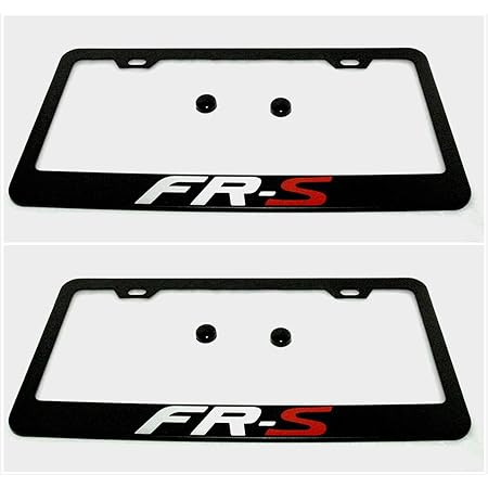 Amazon.com: Qptimum FRS GT86 Racing Stainless-Steel License Plate Frame ...