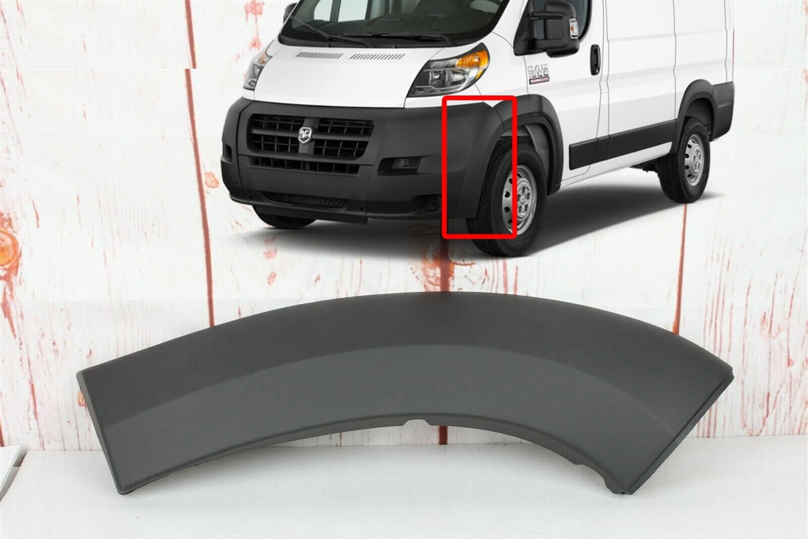 Amazon.com: for Dodge RAM PROMASTER 2019-2022 Front Bumper MOLDING Trim ...