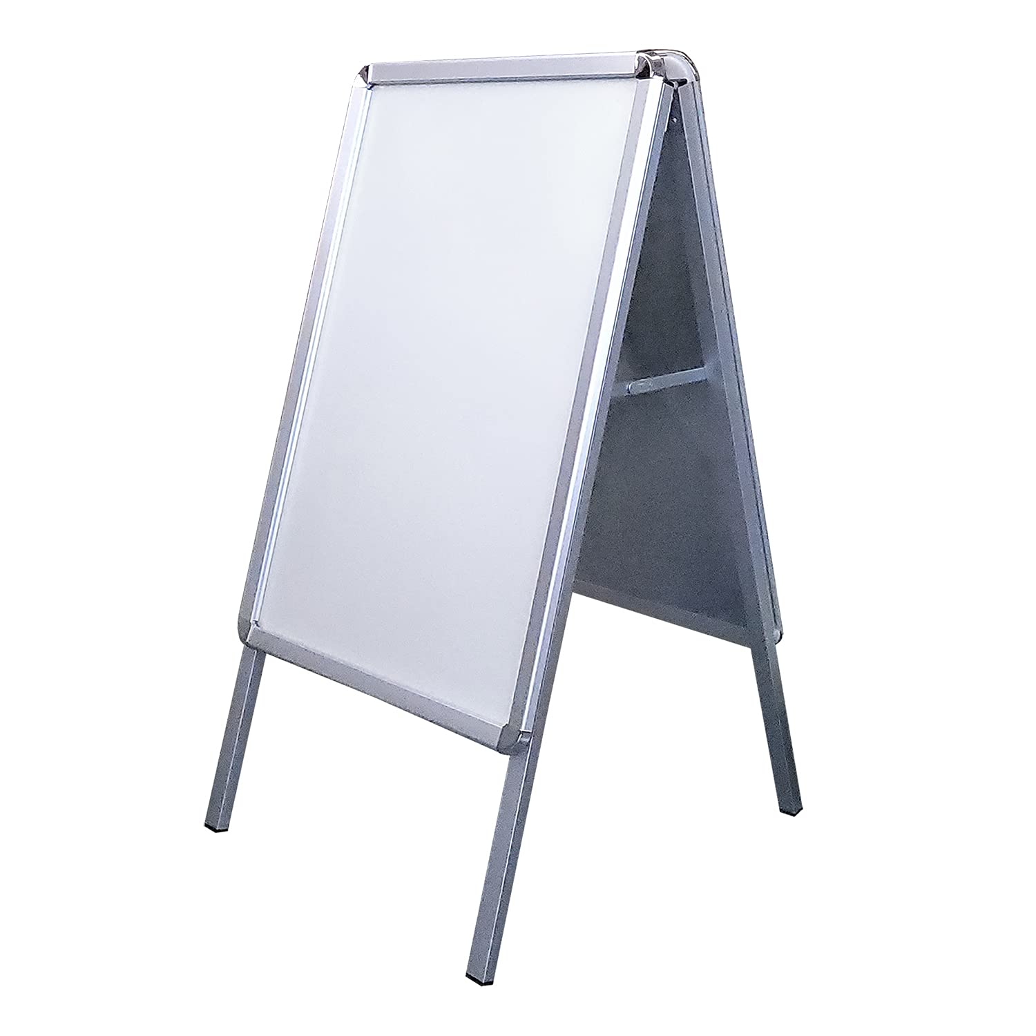Aluminum A-Frame Sign Freestanding Double Sided - Dry Erase White ...