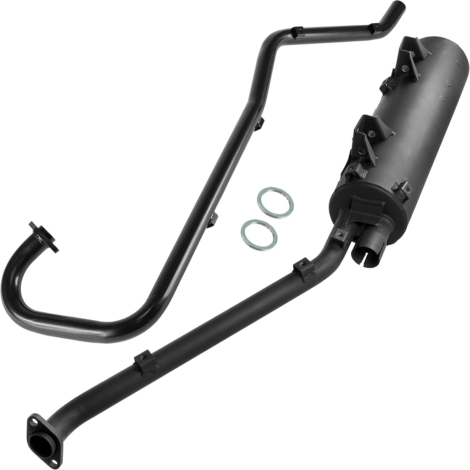 Amazon.com: Caltric Muffler & Muffler Pipe with Gaskets compatible with ...