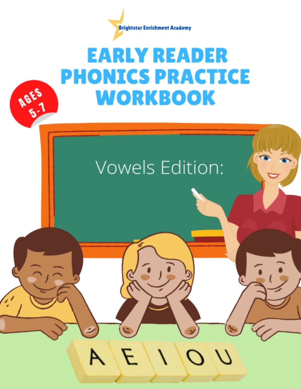 Buy EARLY READER PHONICS PRACTICE WORKBOOK Vowels Edition For buy-early-reader-phonics-practice-workbook-vowels-edition-for
