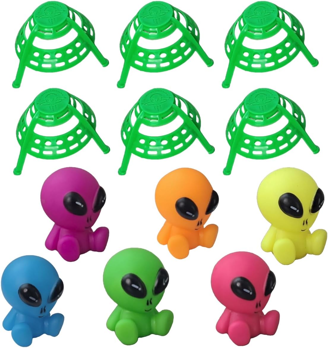 Amazon.com: Alien Glow Ships Toy Spaceship Party Favors for Kids ...