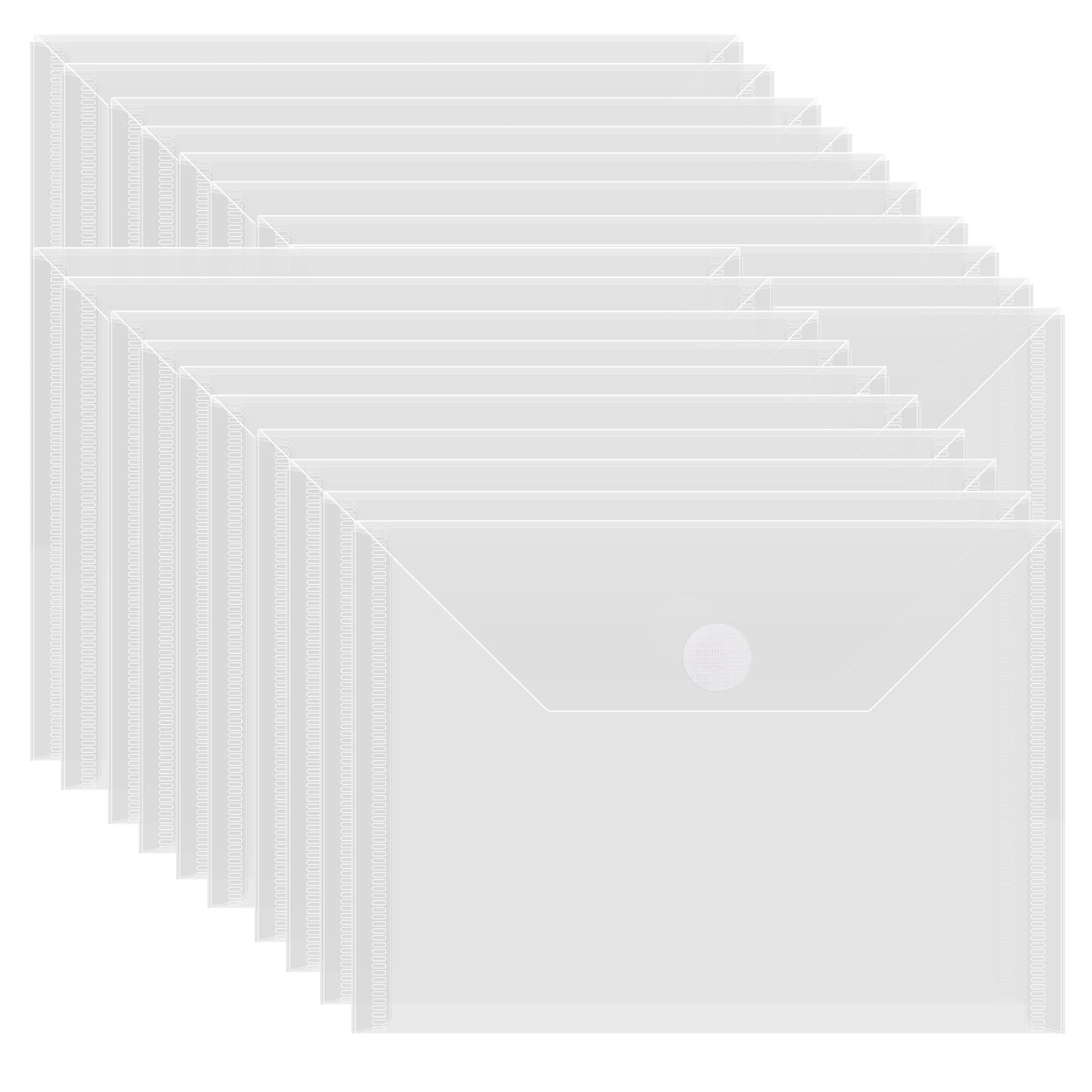 Amazon.com: Briartw 20 Storage Envelopes Hook and Loop Closure,7x5 ...