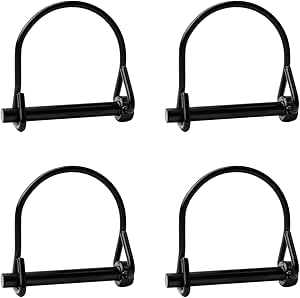 INCREWAY 4pcs Wire Lock Pin, 1/4" Heavy Duty Safety Coupler Shaft ...