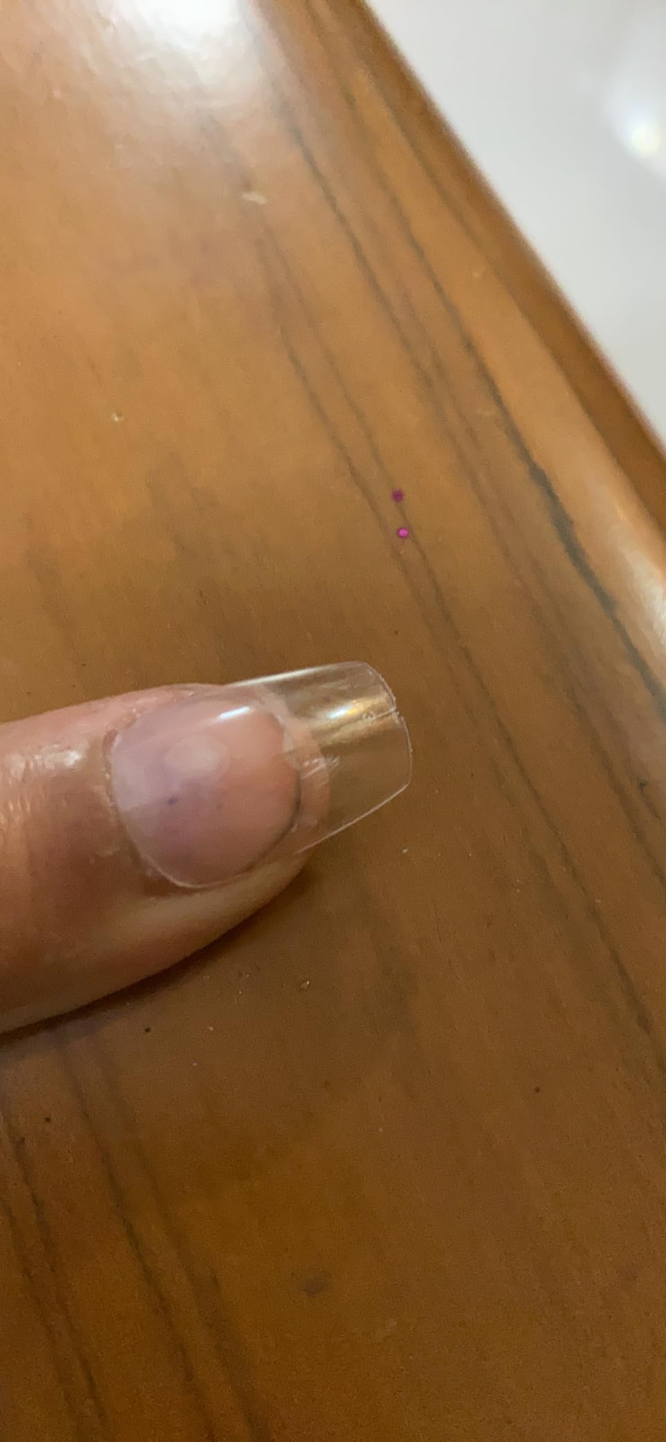 Buy ENIVO Transparent Nails, 100 Reusable Artificial Fake Nail Set ...