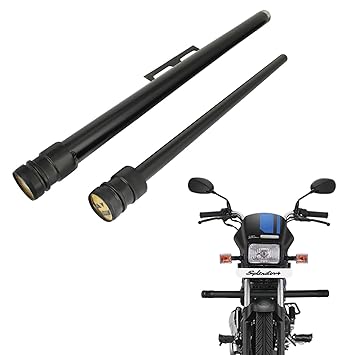 Pure Biking Single Rod Leg Guard Open Black for Splendor Bike Engine ...
