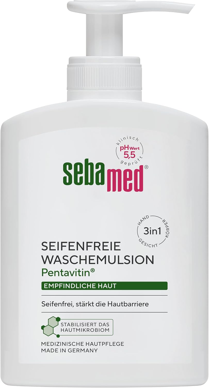 Sebamed Soap-free washing emulsion with dispenser 200 ml, soap-free ...