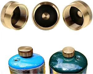 Amazon.com: 1Pc Golden Propane Tank Cap,Solid Brass Refill 1LB Propane ...