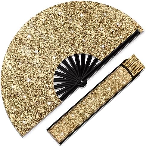 Amazon.com: ClapFan Rave Fan, Large Bamboo Loud Clack Folding Hand Fan ...