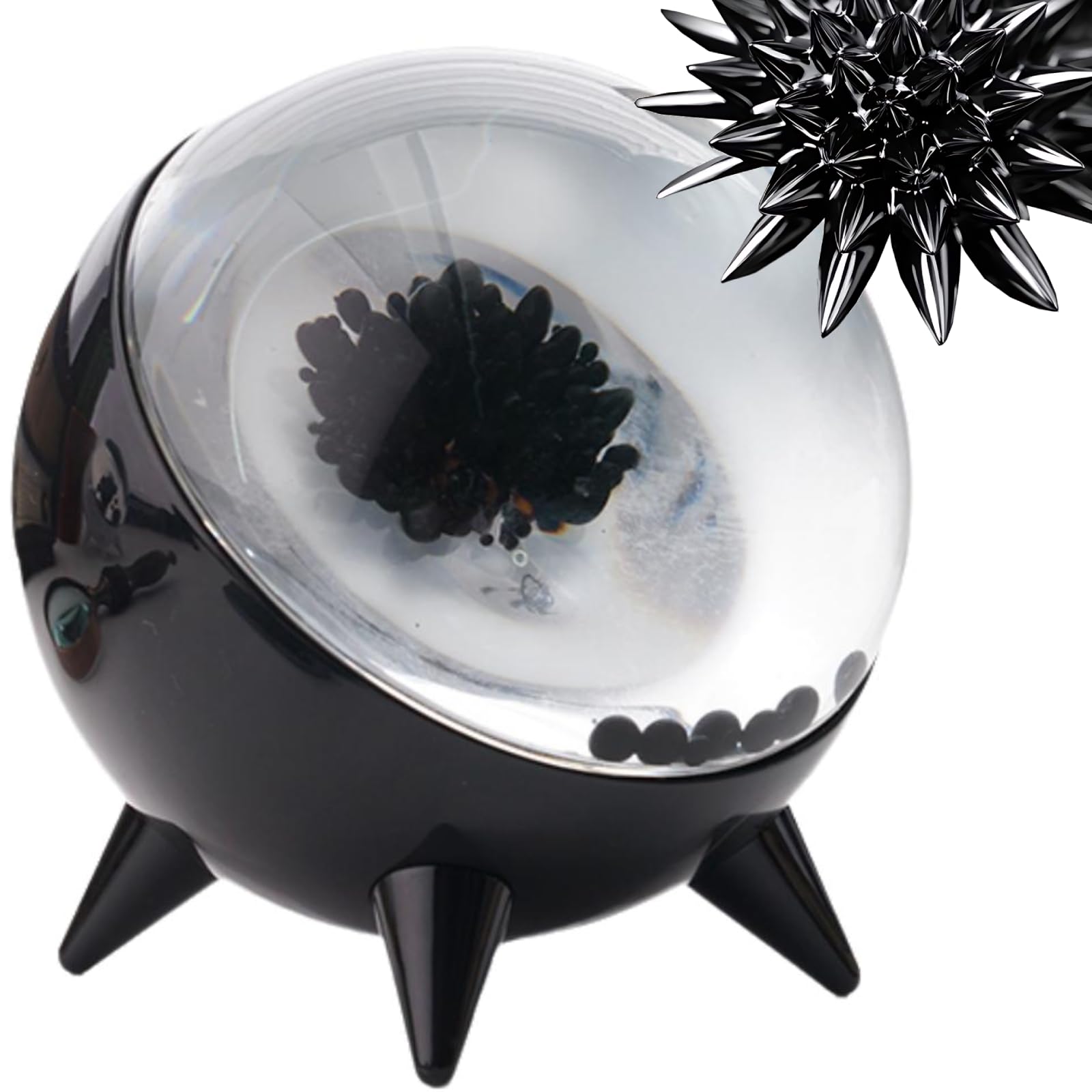 Amazon.com: Dancing Ferrofluid Speaker - Magnetic Fluid Sound Visualizer with Music Rhythm ...
