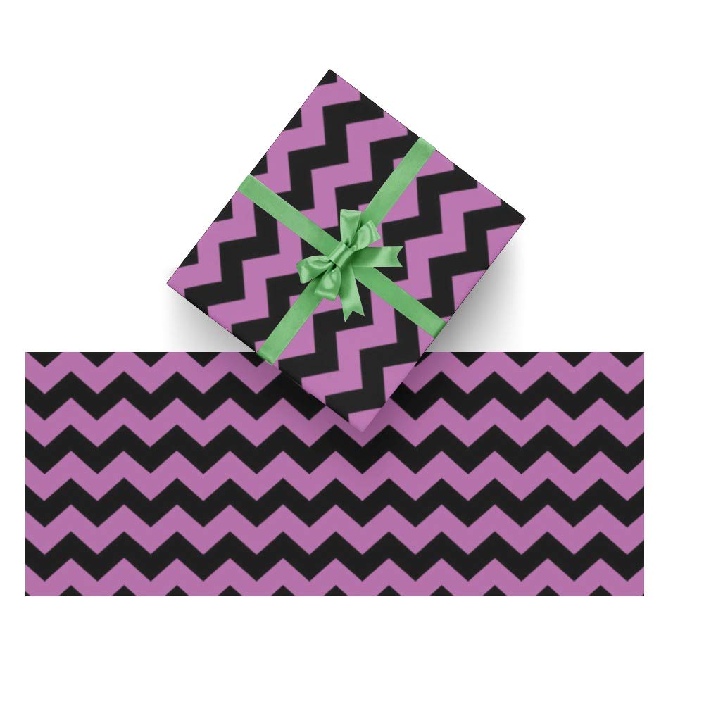 Purple Chevron Wrapping Paper