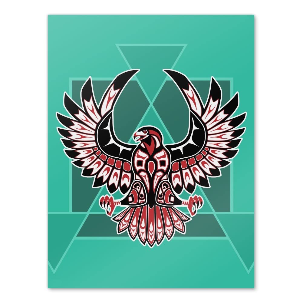 Native American Hawk Design