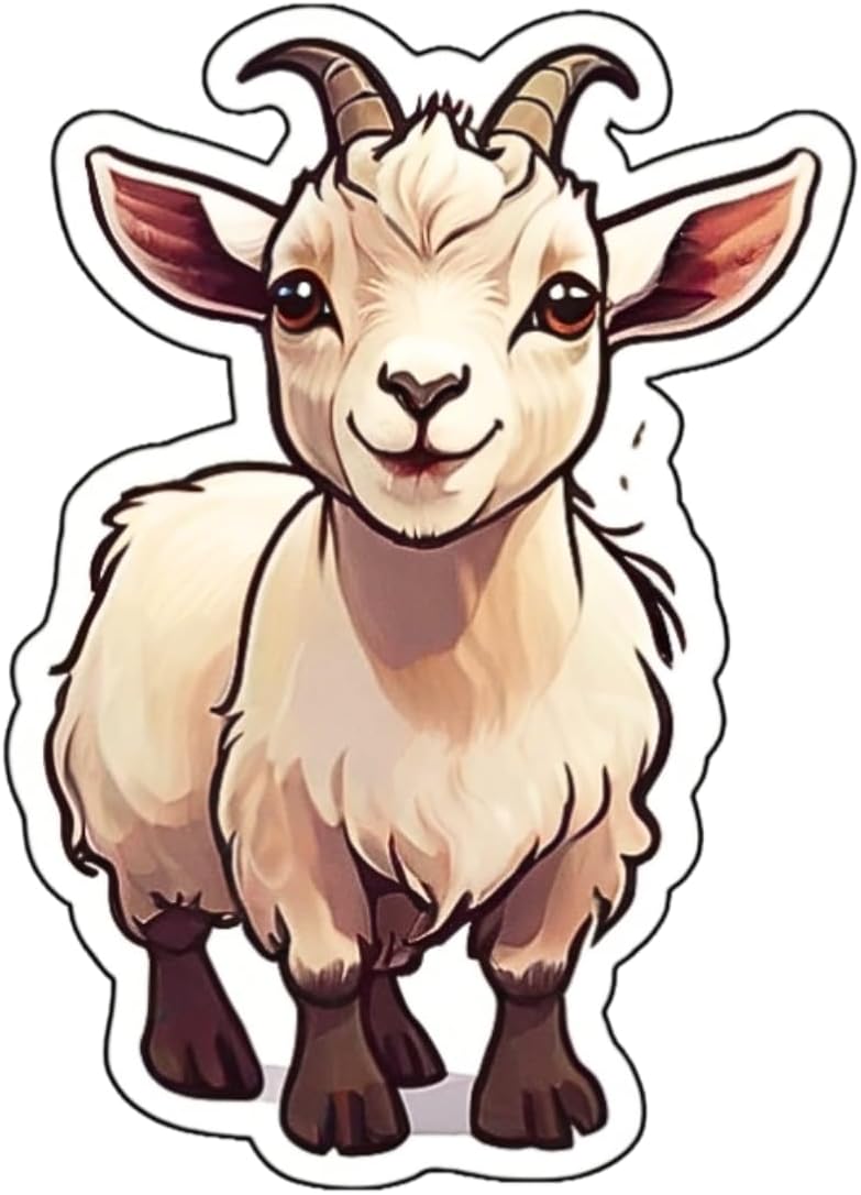 Amazon.com: lobbster91.Sticker. 3Pcs Goat Stickers 3in, Gifts for Water ...
