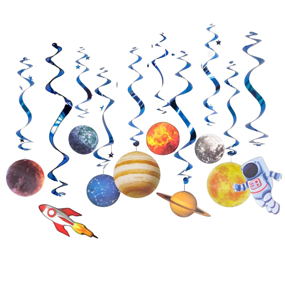 Solar System Whirls Party Accessory 1 Count 10pkg