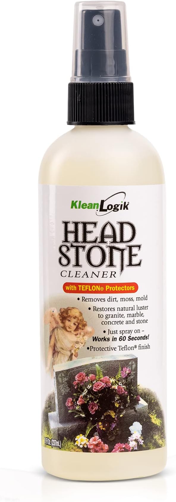 Amazon.com: KleanLogik Headstone Cleaner For Graves & Memorials ...