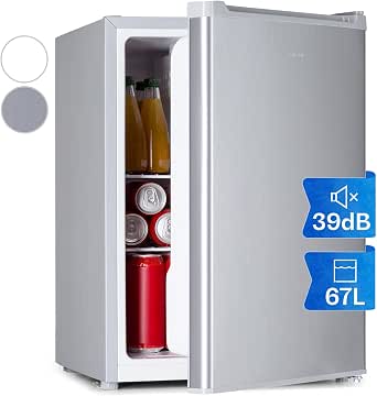 KLARSTEIN Mini Frigo Retro, Frigo Portatile da Camera con Freezer 4L ...