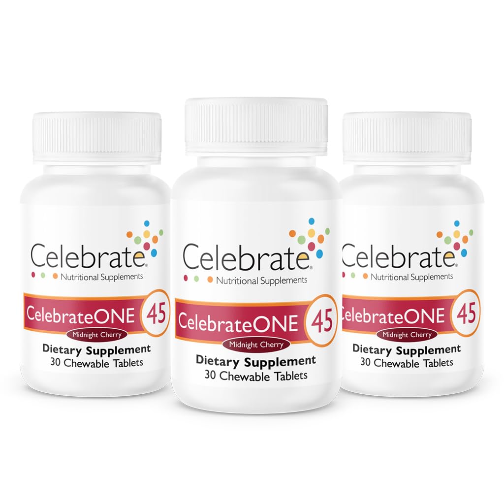 Amazon.com: Celebrate Vitamins CelebrateONE 45 Chewables, 45mg Iron ...