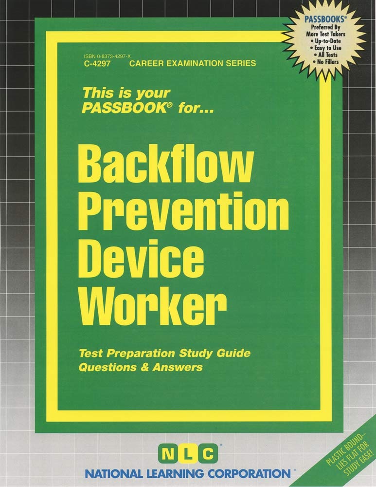Amazon.com: Backflow Prevention Device Worker (4297) (Career ...