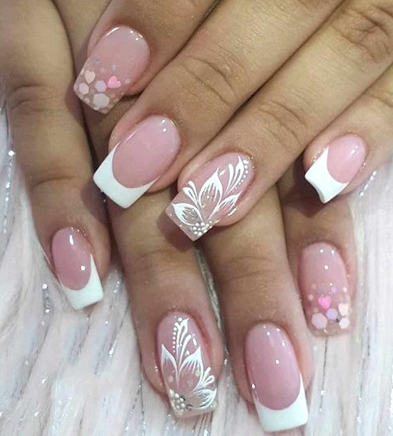 Fancy French Tip Nails