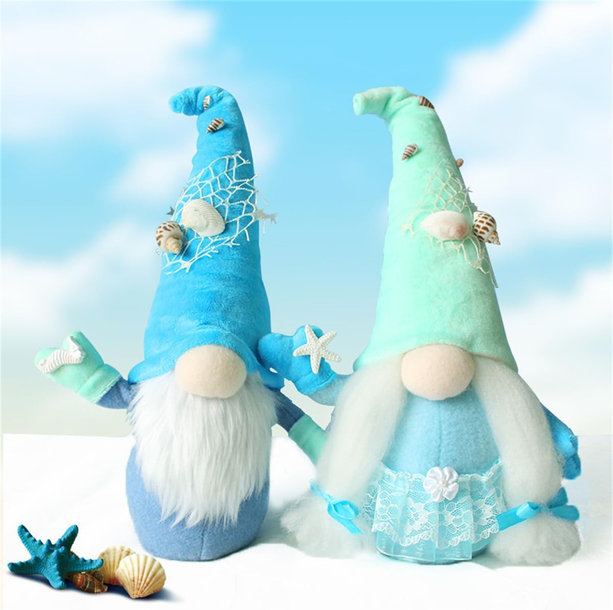 Amazon.com: 2PACK Beach Gnomes Summer Gnomes Plush Decorations,Seagull ...