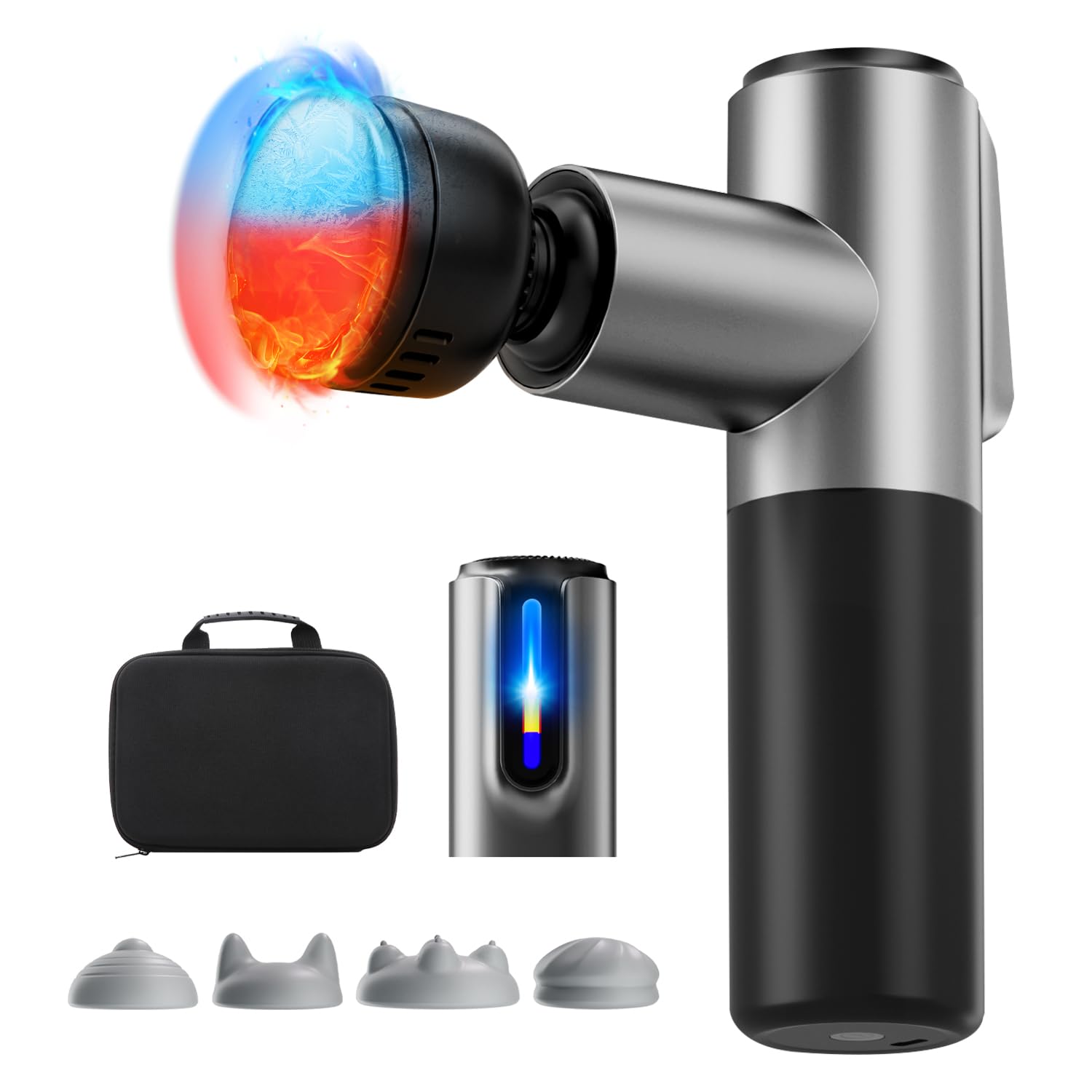 Amazon.com: AERLANG Massage Gun,Deep Tissue Massager with Heat and Cold ...