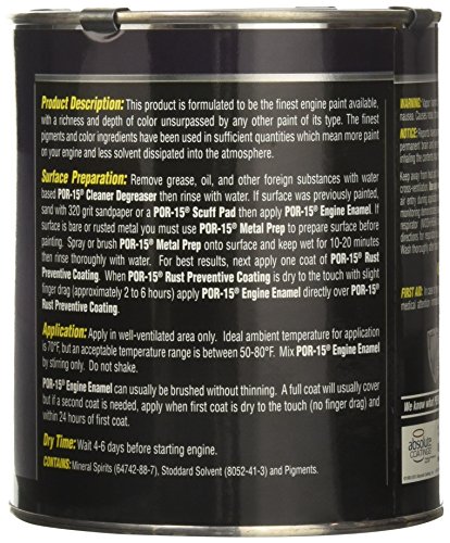 Snapklik.com : POR-15 Black Engine Enamel