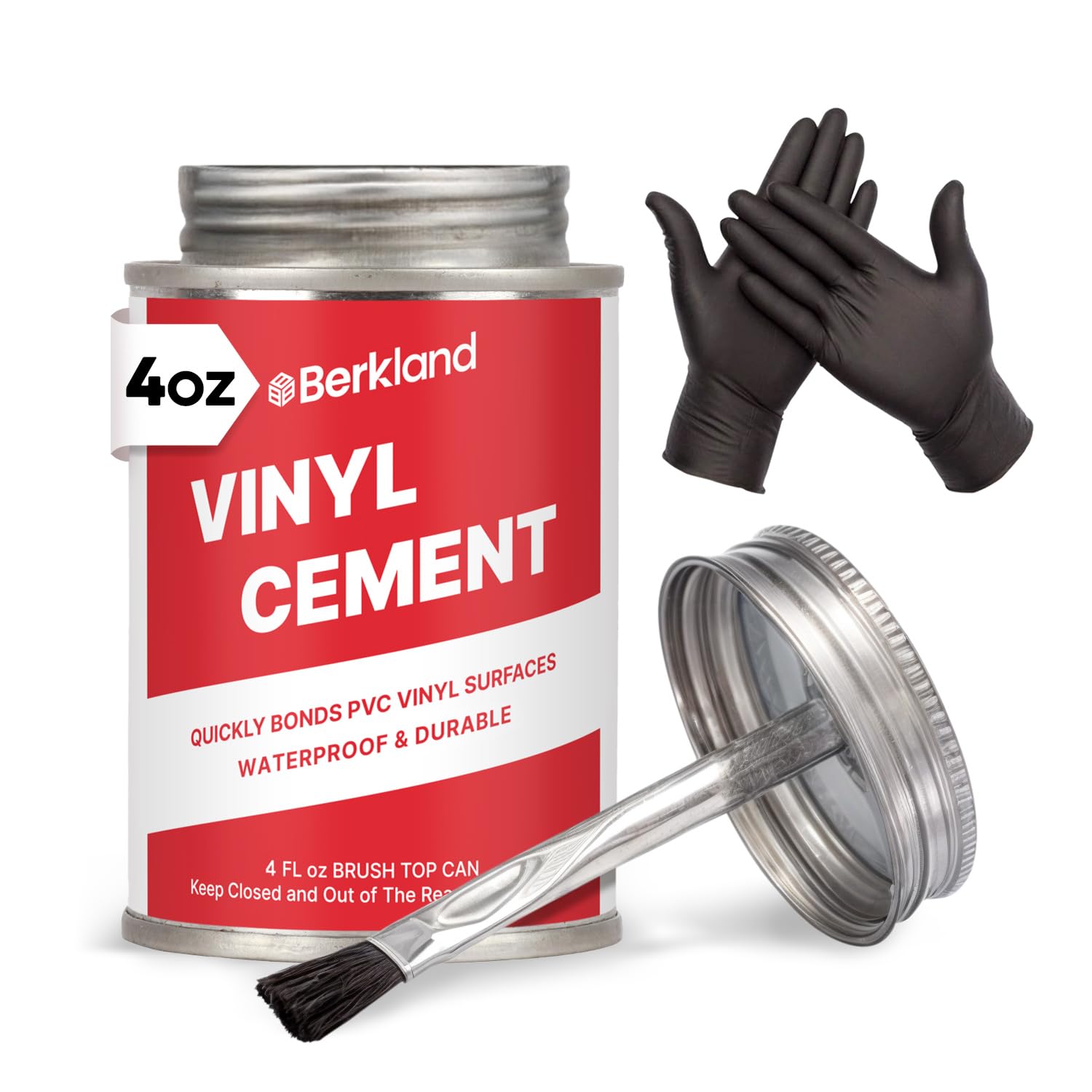 4 oz Vinyl Cement Glue - Vinyl Glue for Inflatables - Waterproof, Fast ...
