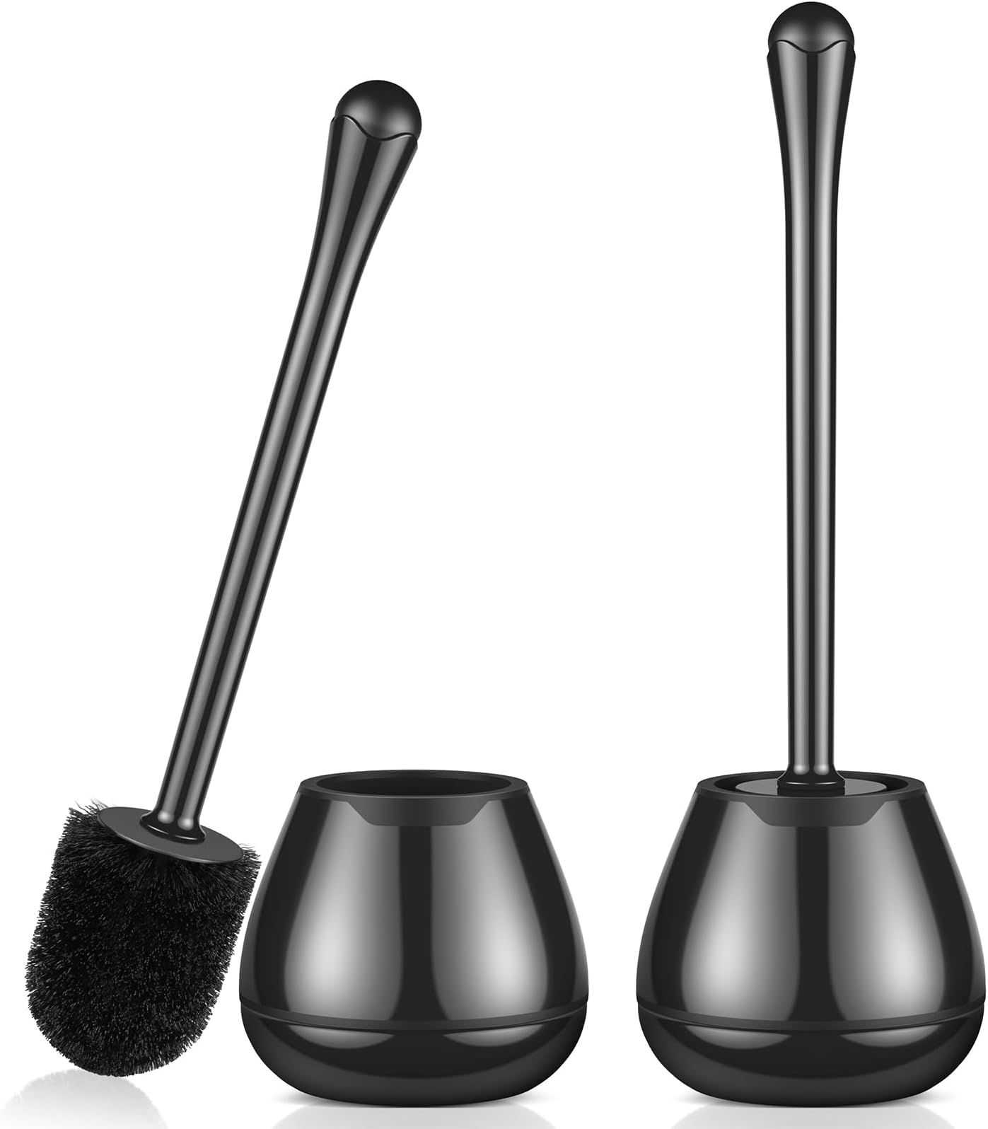 Amazon.com: Toilet Brush and Holder, 2 Pack Toilet Bowl Brush and ...