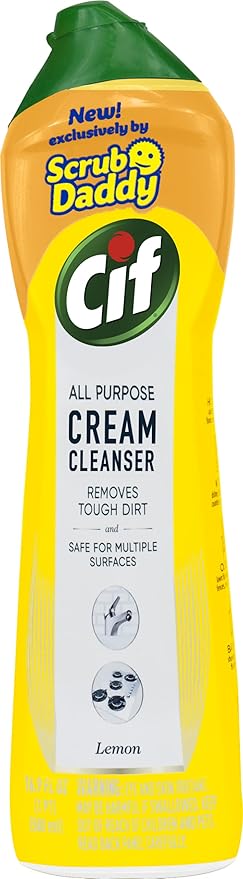Amazon.com: Scrub Daddy Cif Cream All Purpose Cleaner, Lemon - Multi ...