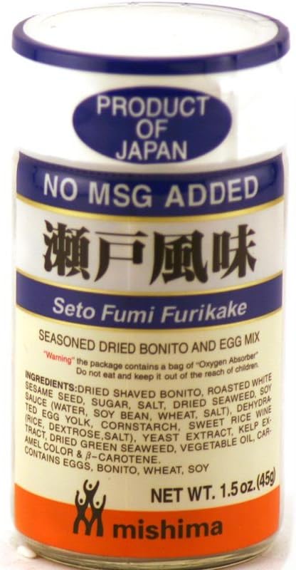 Amazon.com : Ajishima Yasai Fumi Furikake Rice Seasoning : Grocery ...