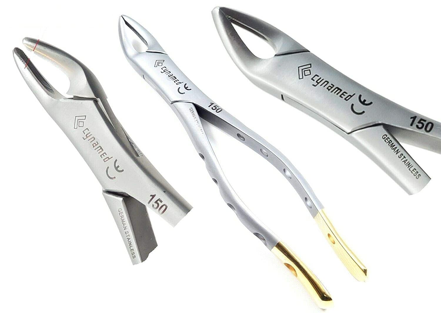 Amazon.com: Premium German Gold Dental Extracting Extraction Forceps ...