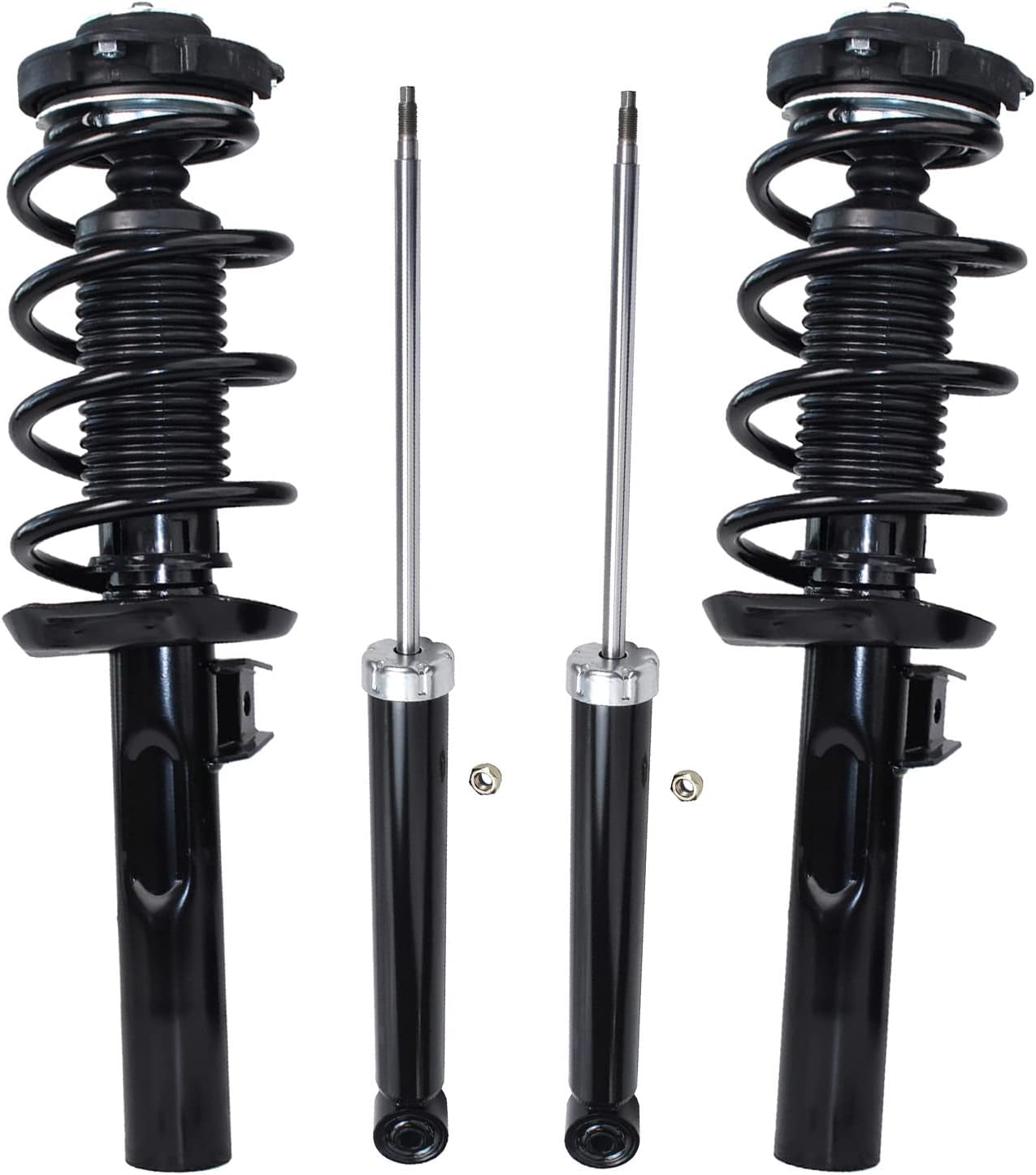 Amazon.com: Detroit Axle - Struts Shocks for VW Golf CC Jetta Passat ...