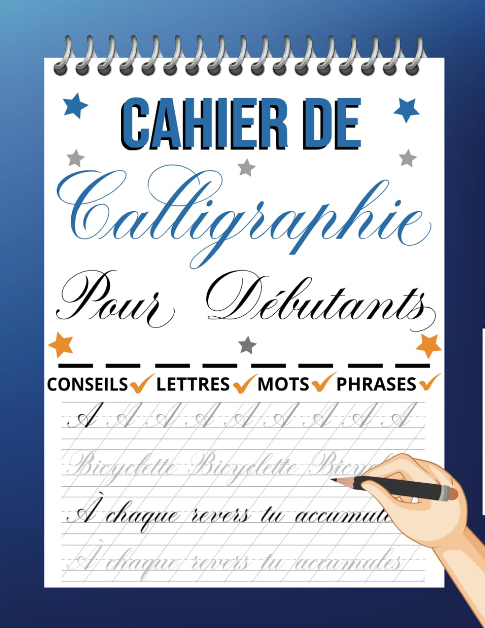 Amazon.fr - Cahier De Calligraphie Pour Débutants: Pages Pour ...