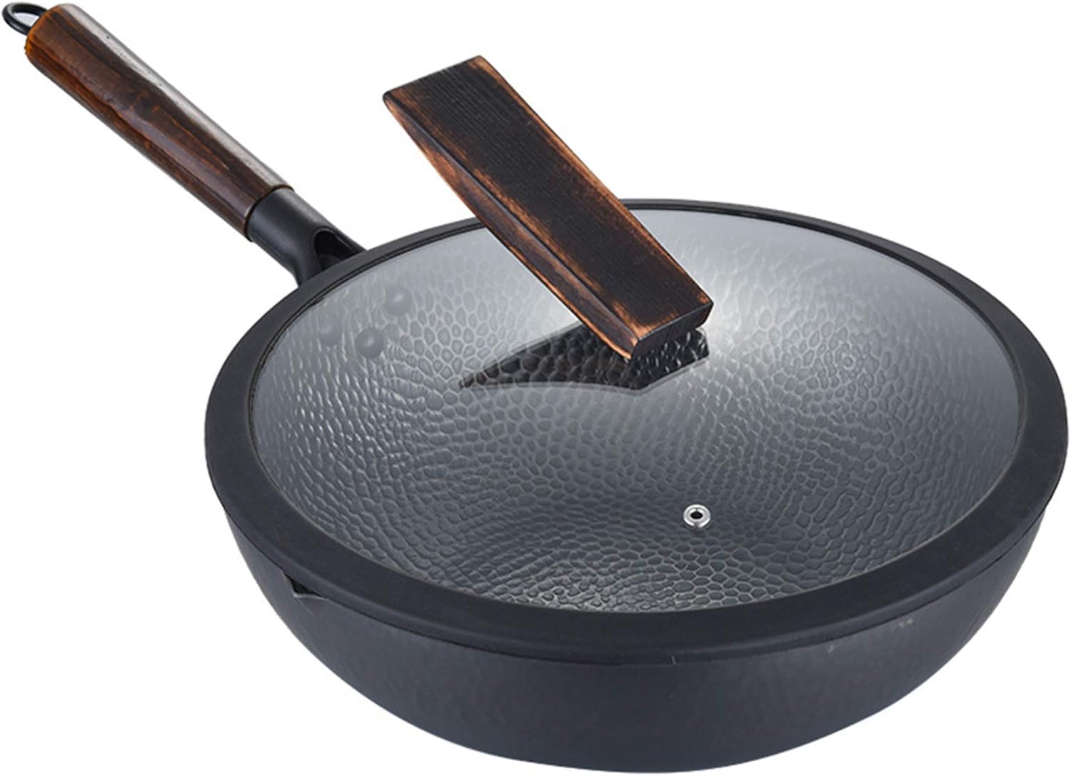 Frying pan,Household Iron Pan, Old-Fashioned Non-Stick Pan, Hand-Forged ...