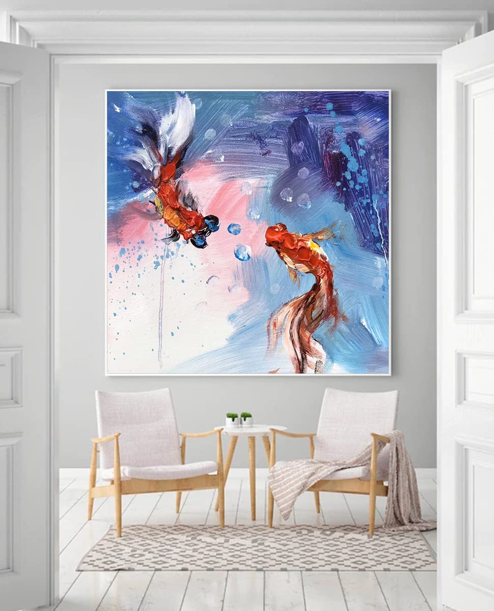 Koi Fish Painting Abstract
